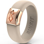 Home New RinFit Silicone & Metal Wedding Ring for Women